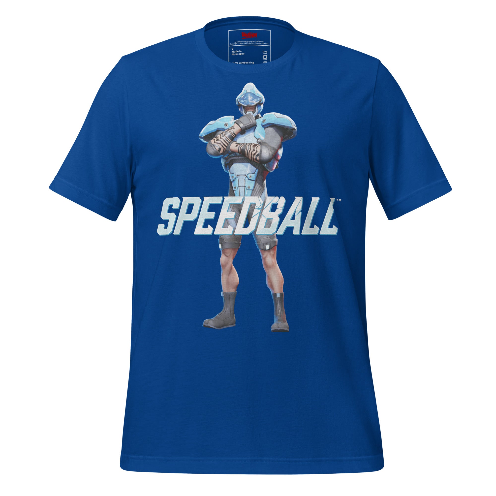Speedball Player Blue T-Shirt – Rebellion